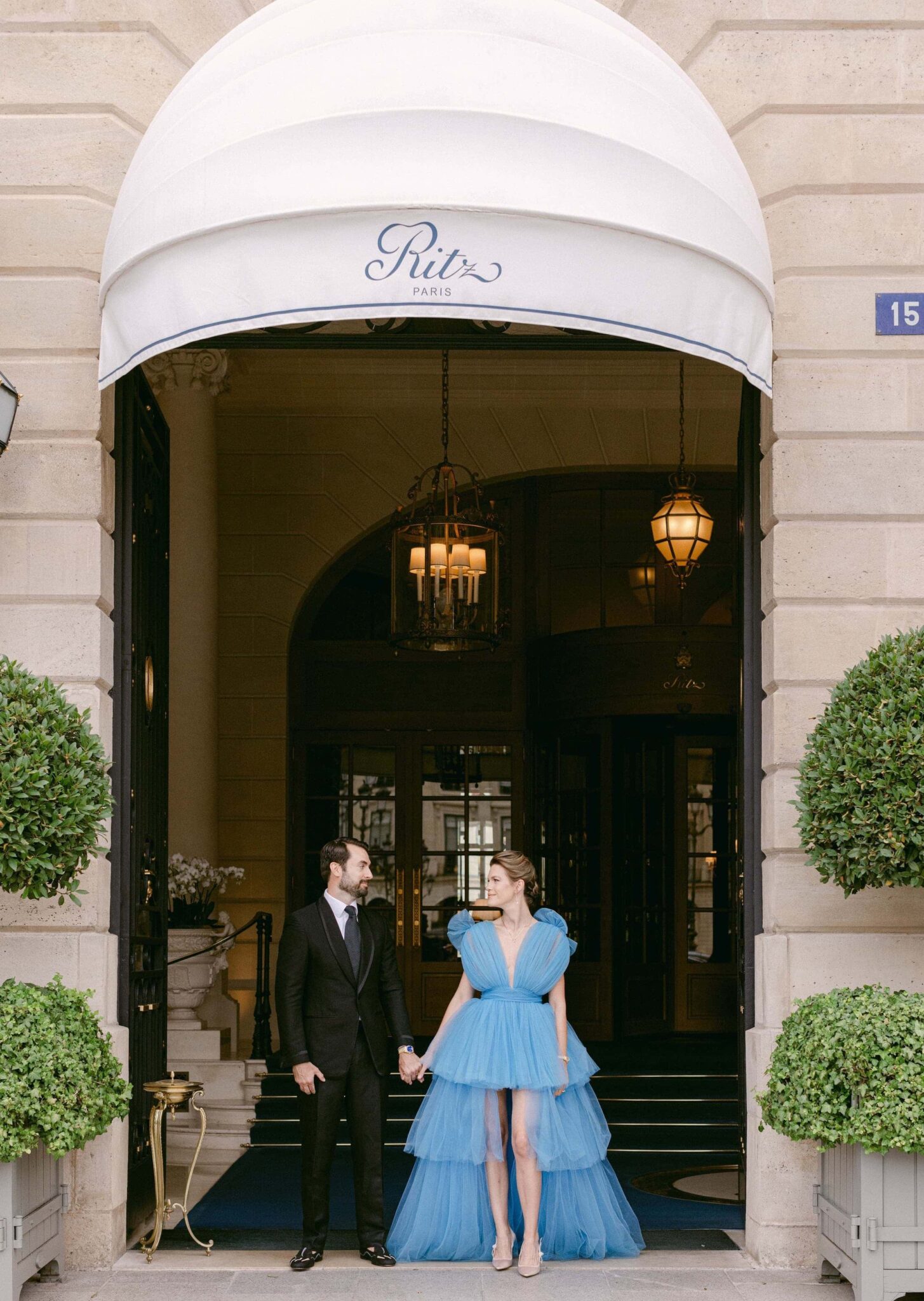 Chic & timeless rehearsal dinner at iconic Ritz, Paris